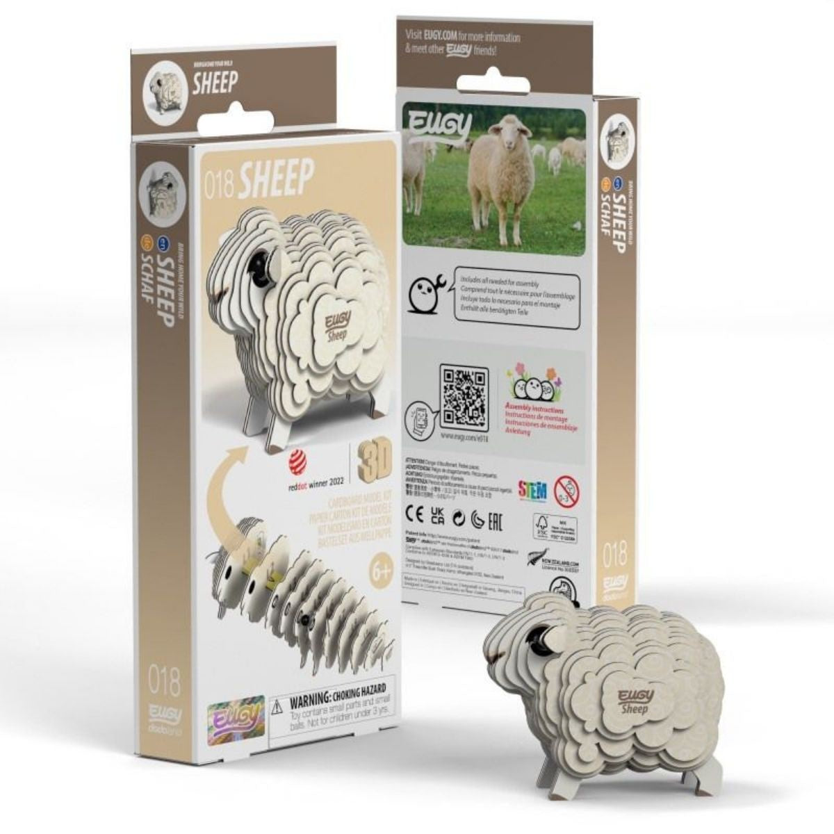 Eugy - Sheep - 3D Cardboard Model Kit – The Country Providore