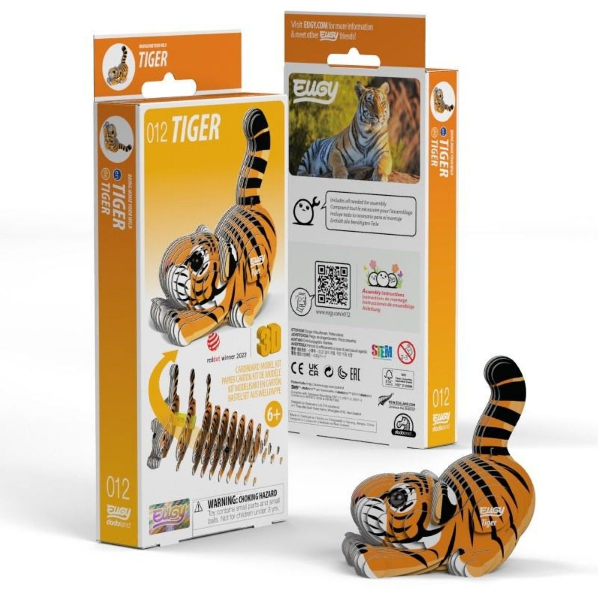Eugy - Tiger - 3D Cardboard Model Kit – The Country Providore