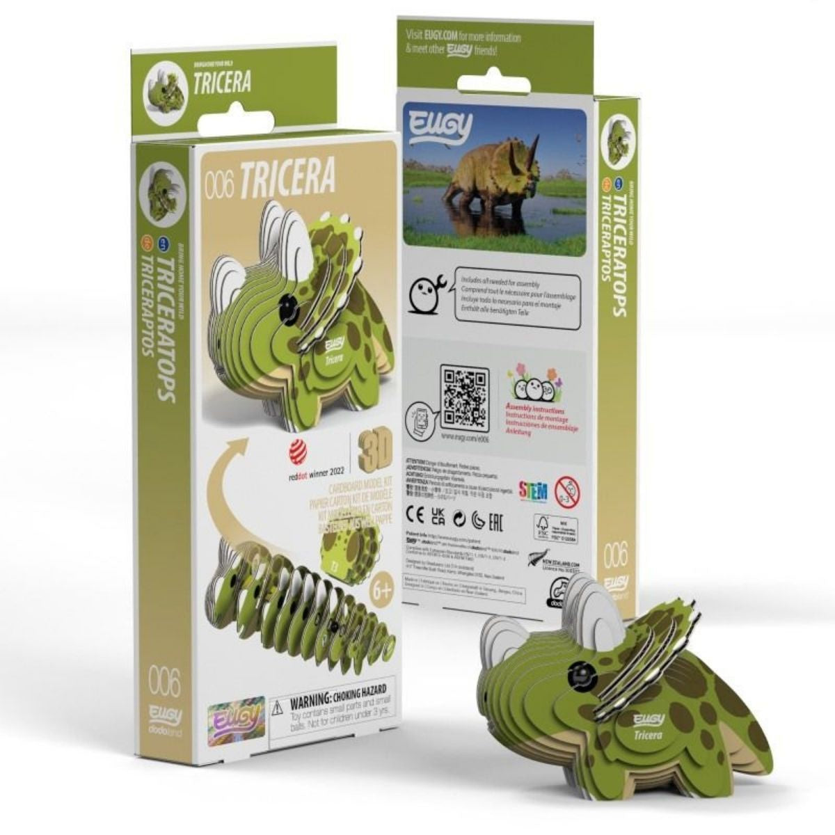 Eugy - Tricera - 3D Cardboard Model Kit – The Country Providore