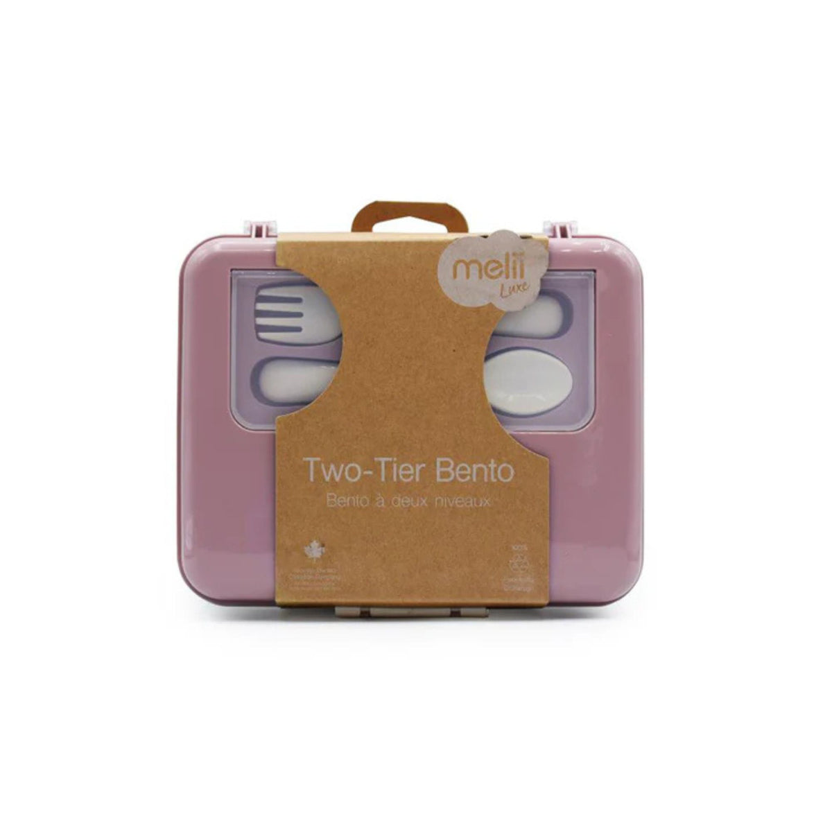 Melii 2 Tier Bento Box - Luxe Pink – The Country Providore