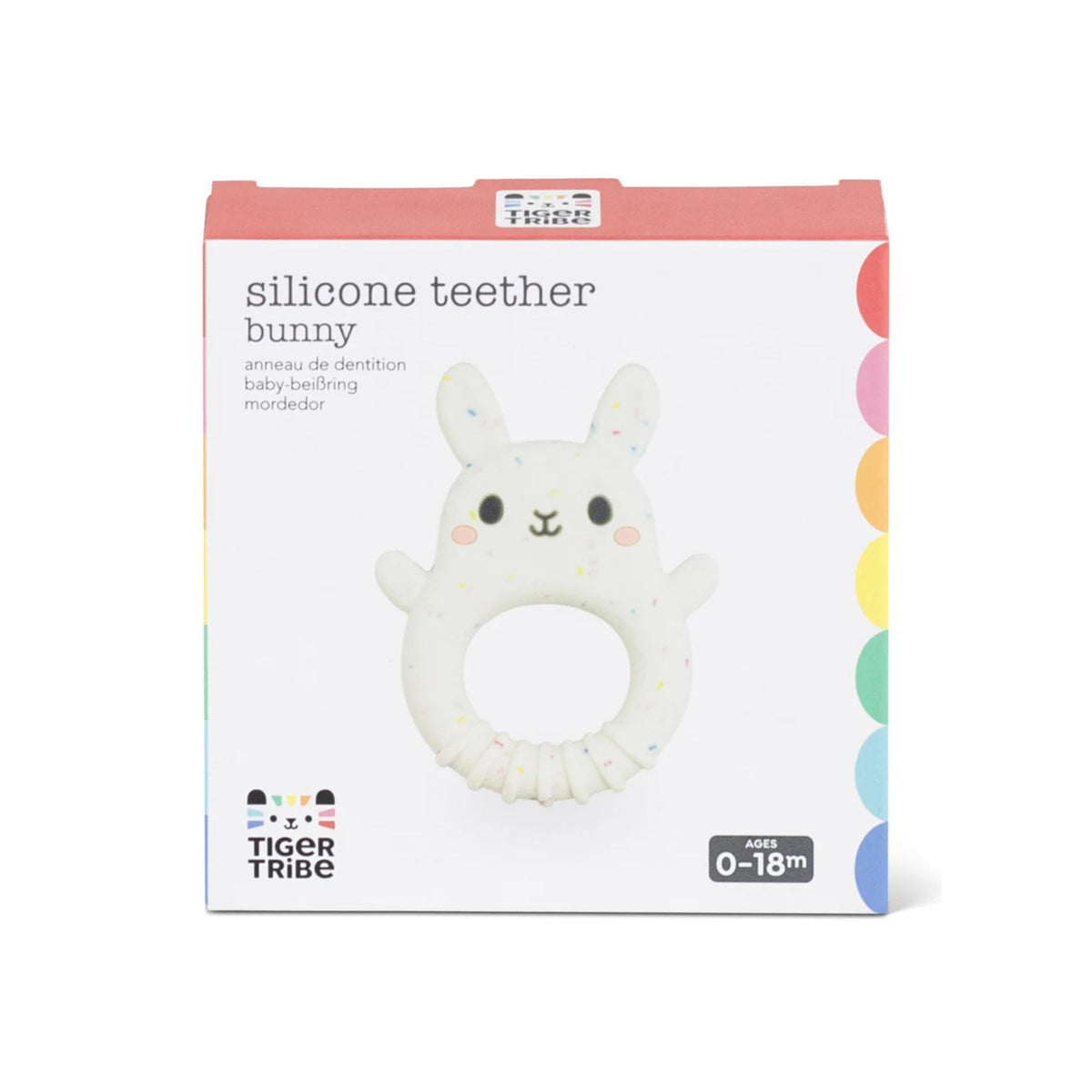 Tiger Tribe Silicone Teether - Bunny – The Country Providore