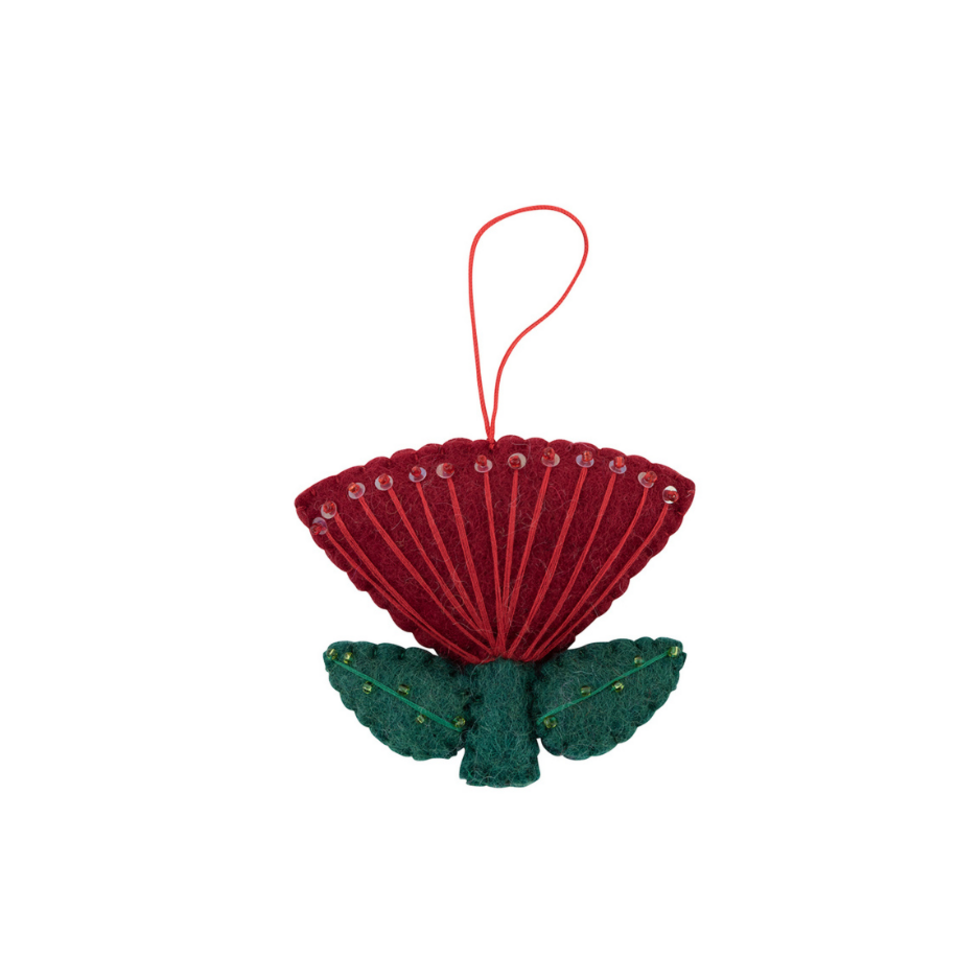 Pashom Hanging Decoration - Pohutukawa Flower – The Country Providore