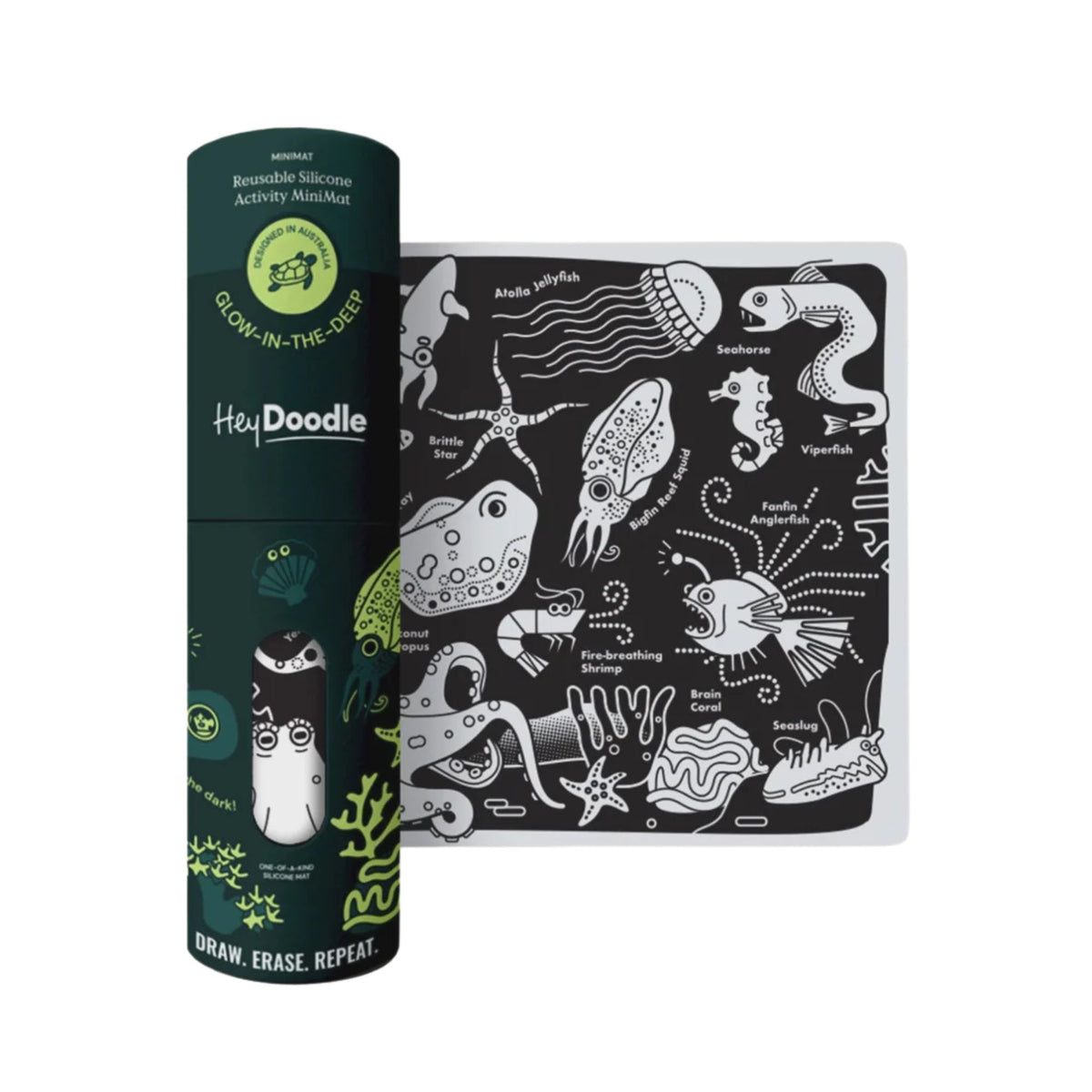Hey Doodle - Glow-in-the-deep - Mini Mat – The Country Providore